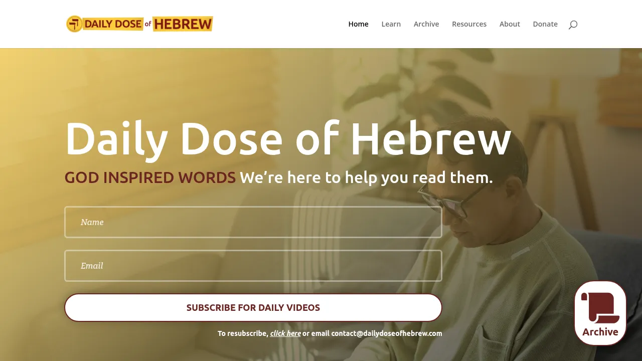 Daily Dose of Hebrew | ChristianPicks