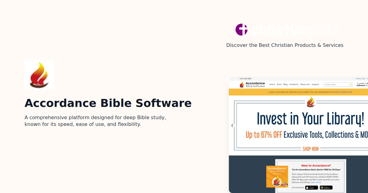 Accordance Bible Software | ChristianPicks