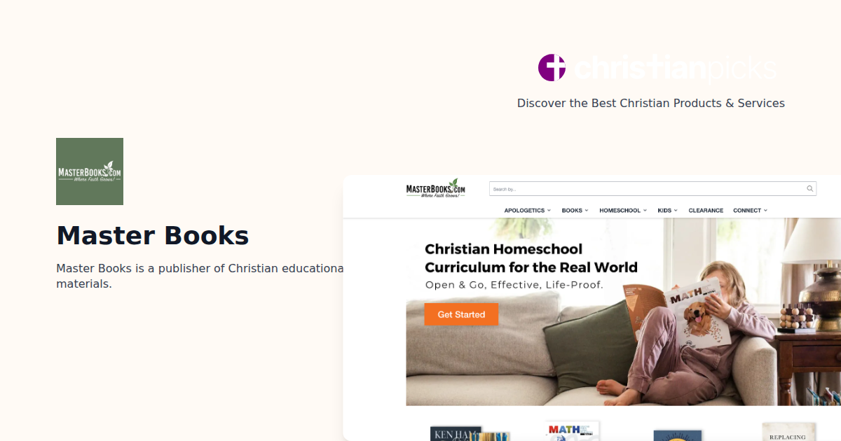 Master Books | ChristianPicks